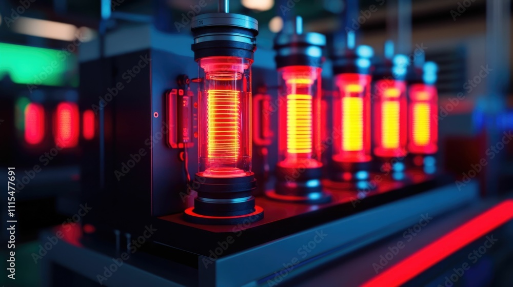 Visually captivating image showcasing advanced physics experiments that ...