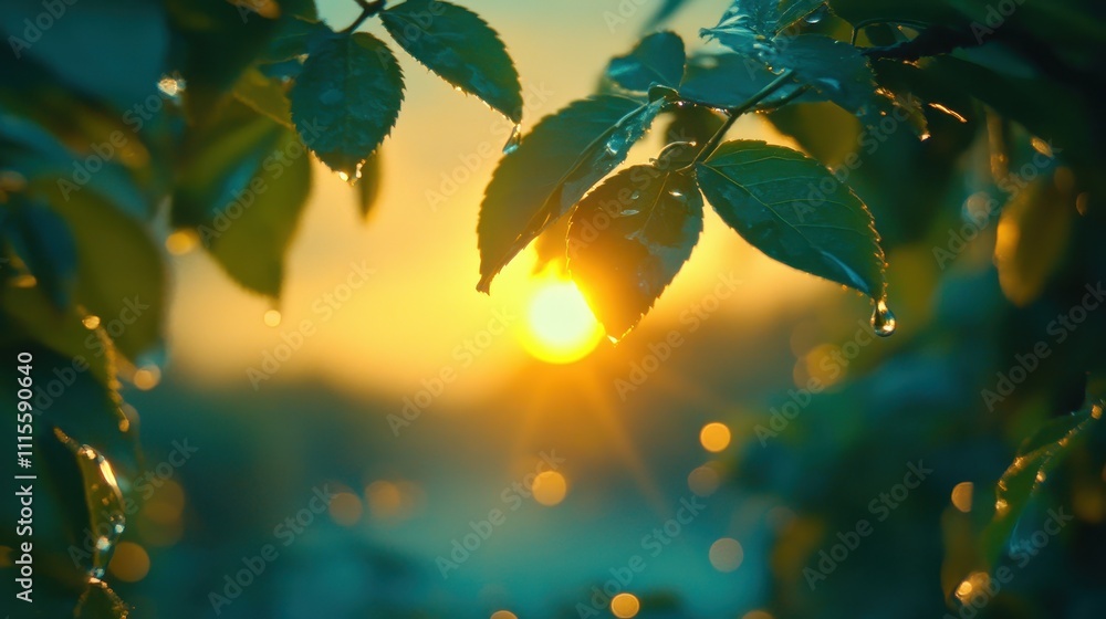 Foto de Stock natural transpiration photosynthesis energy showing ...