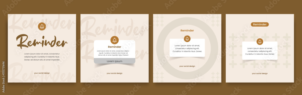 Reminder social media post template design. motivational quotes post ...