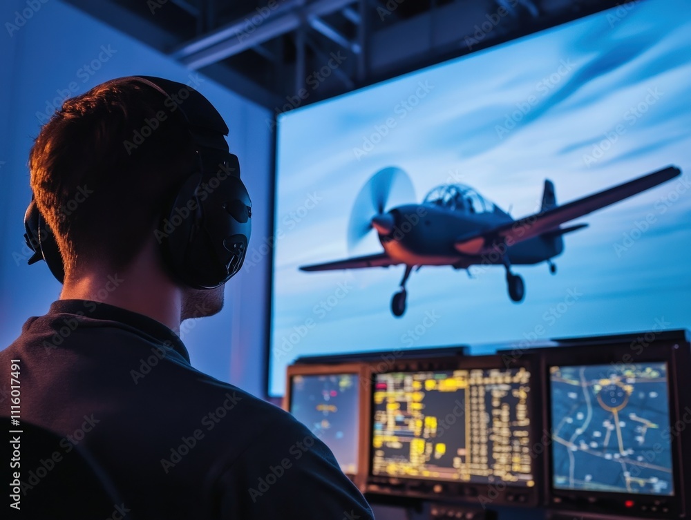 Modern flight simulation technology showcased in engineering ...