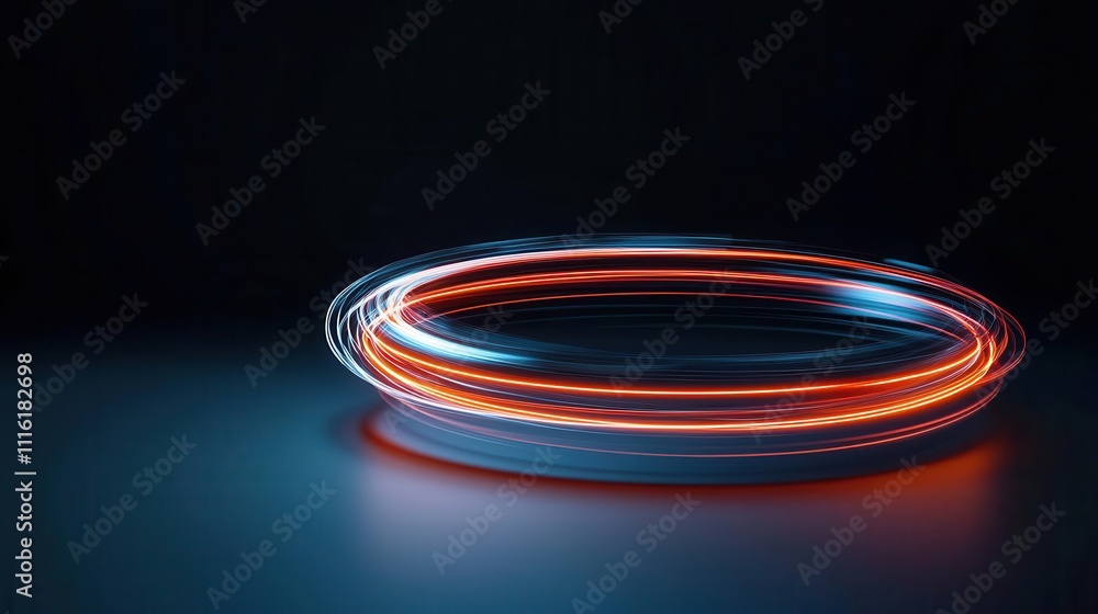 Artistic representation of centripetal force in a rotating system ...