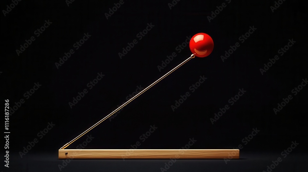 Schematic of a catapult launching a projectile, energy transfer ...