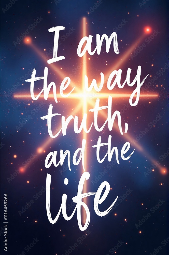 The saying of Jesus Christ “I am the Way and the Truth and the Life ...
