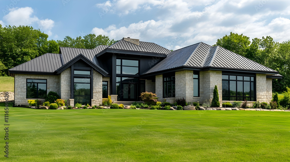 Modern Texas Ranch House with Hill Country Views and Oak Grove, Luxury ...