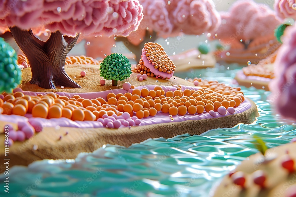 3d anatomical model illustrating Endocrinology within Internal Medicine ...