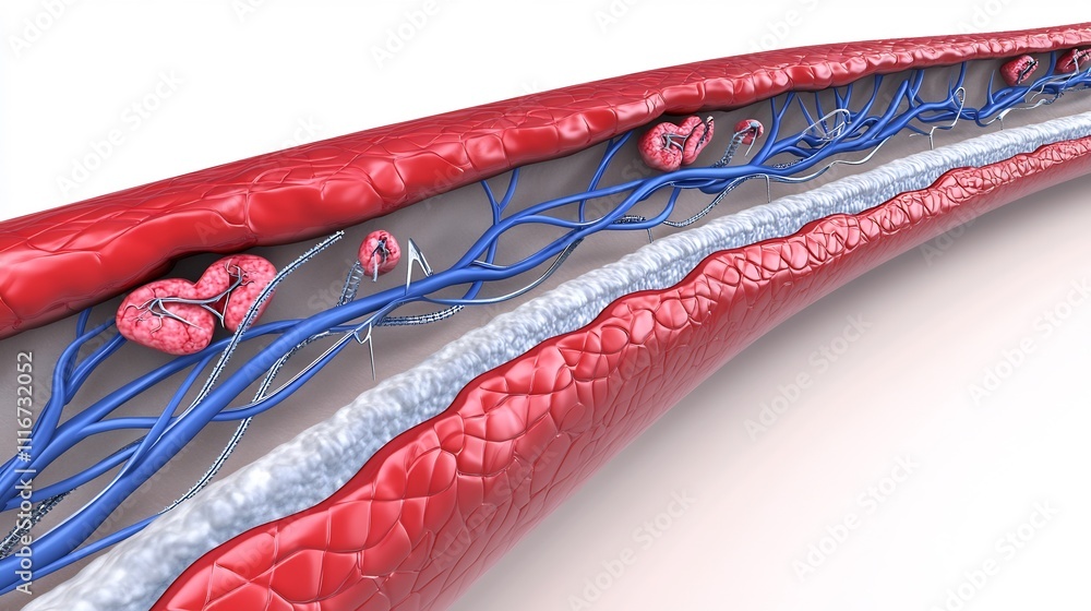3d anatomy model visualizing Interventional Cardiology highlighting ...