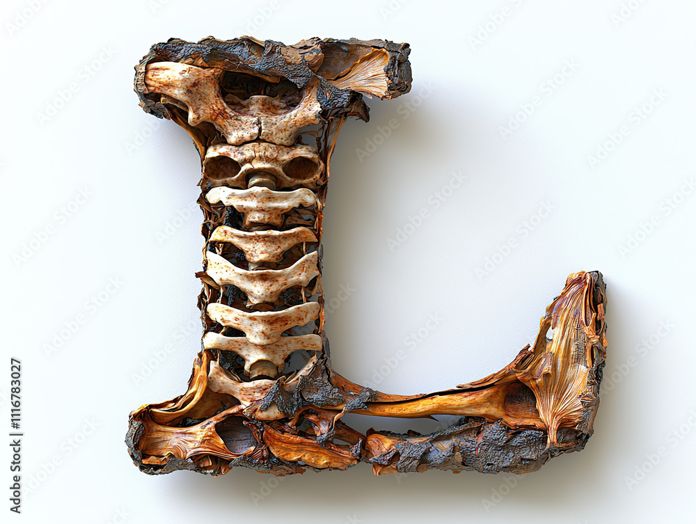 alphabet, bones, letters, skeleton, spooky, eerie, creepy, horror ...