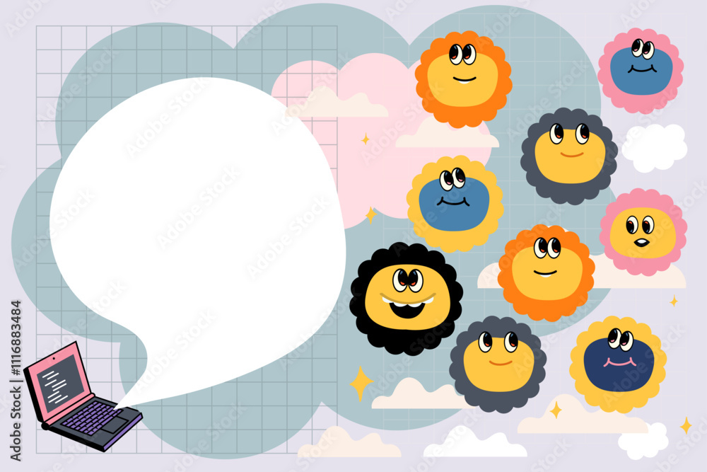 Kids Programming 2d Vector Image, Smile, Art, Create, Learn, Coding ...