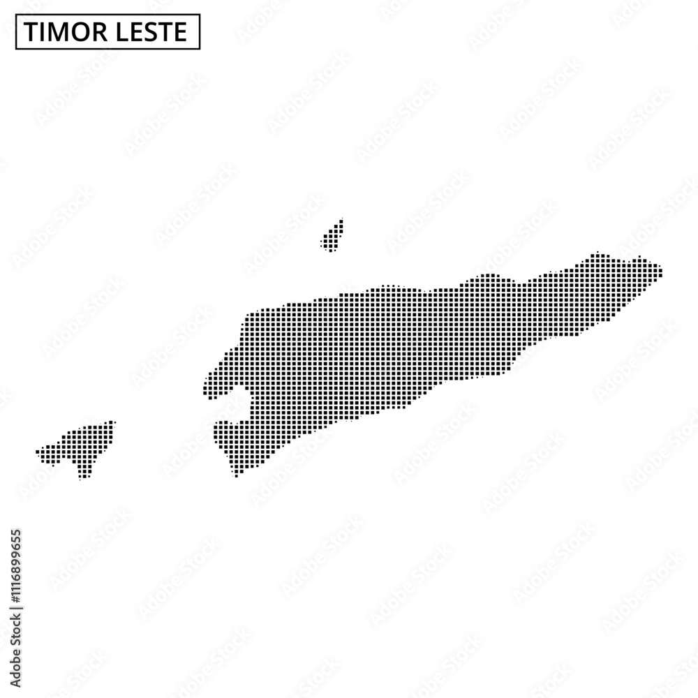 Map outline of a Caribbean island with dotted pattern and wavy ...