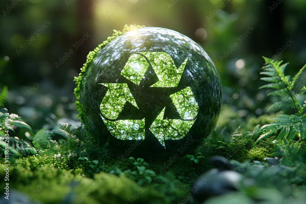 white vector environmental icon,ecosystem, hexagon,green technology ...