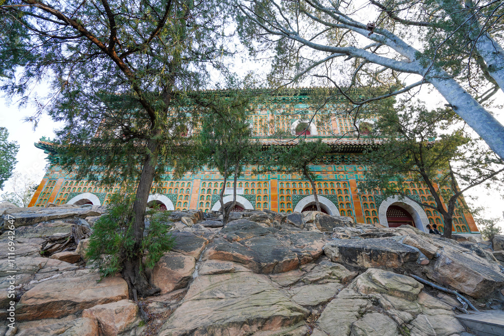 Wisdom-Sea Temple, the highest Liangless Buddha Temple in Wanshou ...