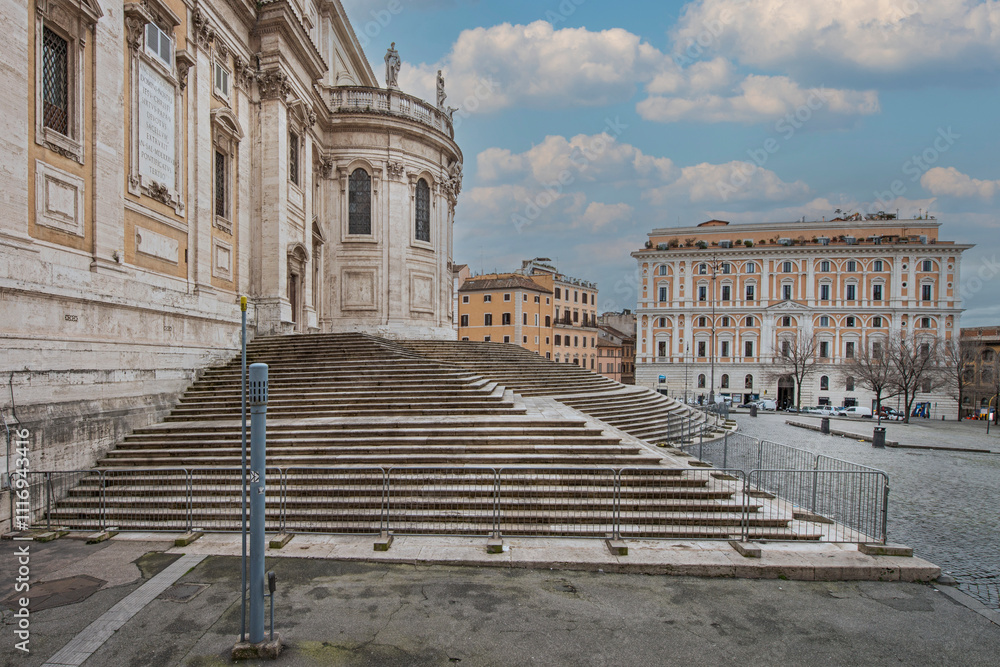The Basilica di Santa Maria Maggiore; Basilica of St. Mary Major, it is ...