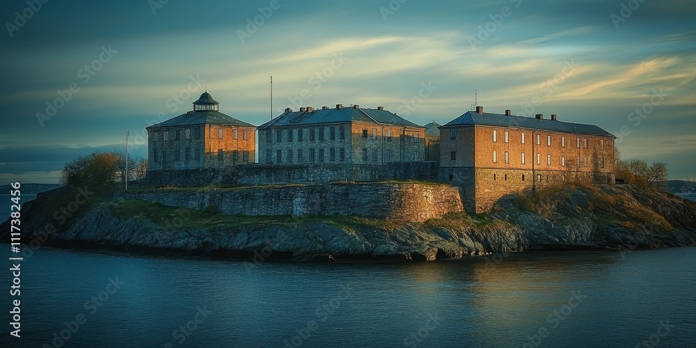 Historic prison located on Langholmen island, showcasing the ...