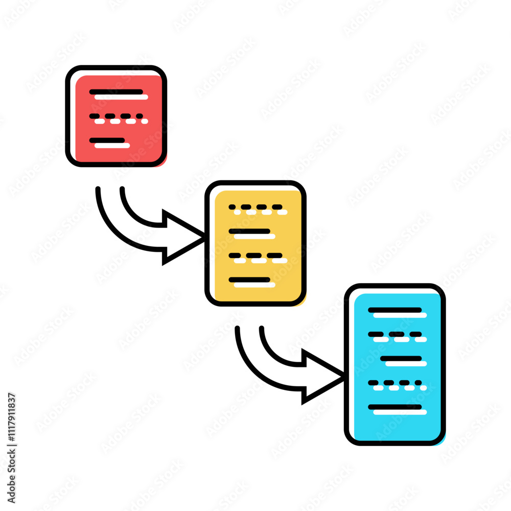 hierarchy ux ui design color icon vector. hierarchy ux ui design sign ... hierarchy ux ui design color icon vector. hierarchy ux ui design sign ...