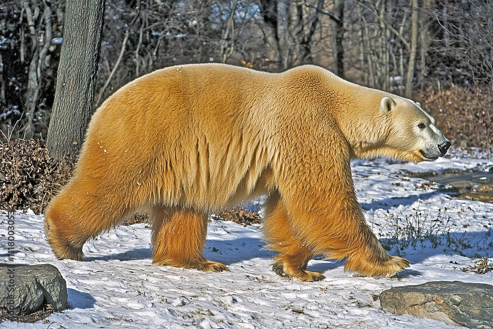 In the Arctic region, polar bears have adapted to thrive in icy waters ...