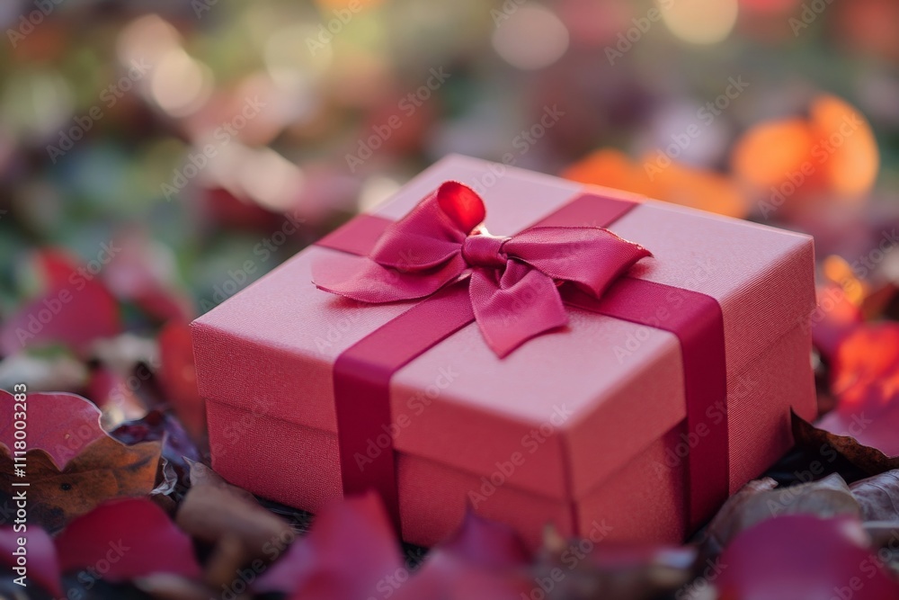 Beautifully captured romantic gift box for an anniversary celebration ...