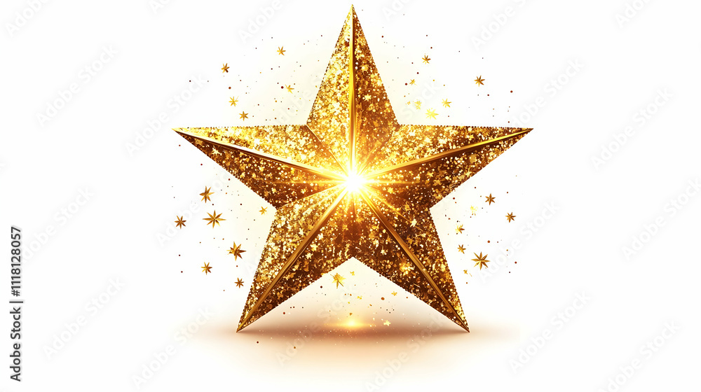 Reyes Magos Star Vector concept as Vector image of a glowing star with ...