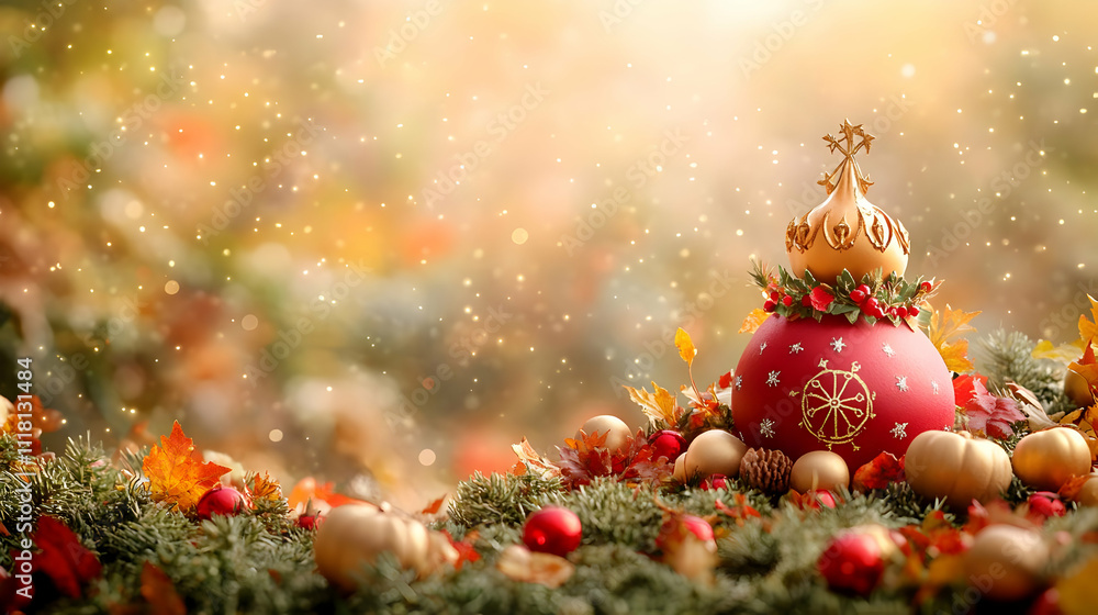 Soft abstract Reyes Magos with magical symbols and copy space concept ...