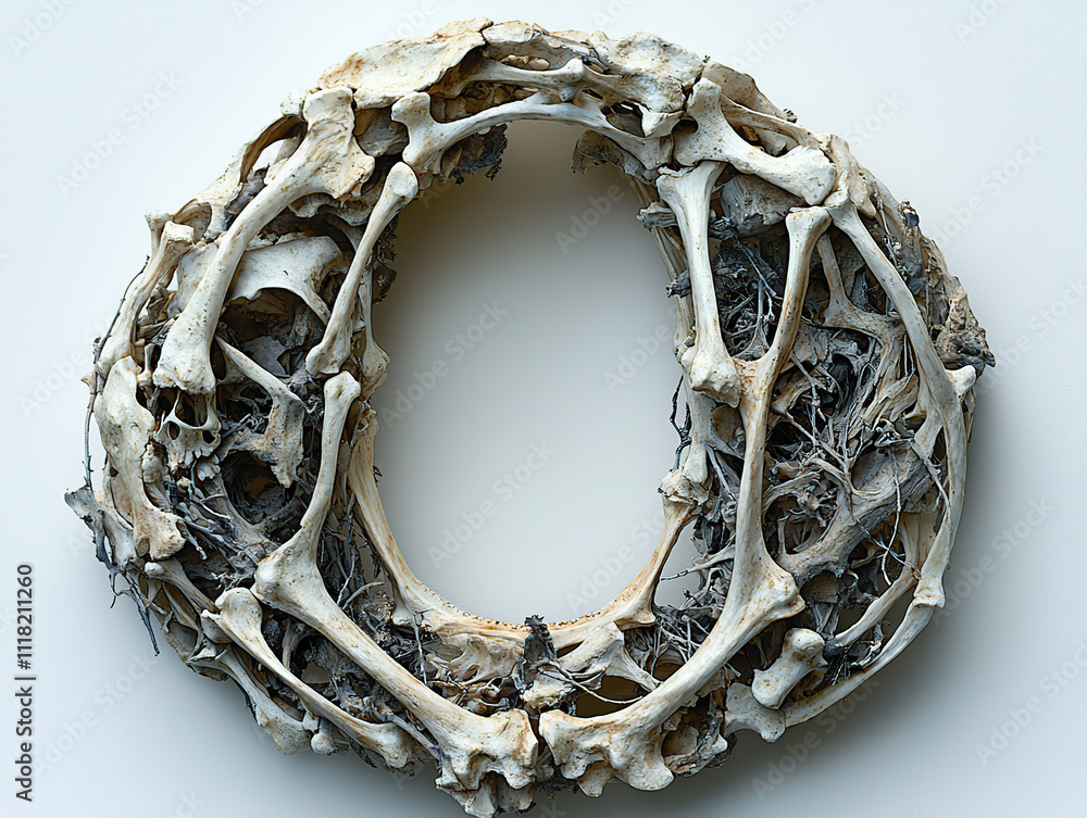 alphabet, bones, letters, skeleton, spooky, eerie, creepy, horror ...