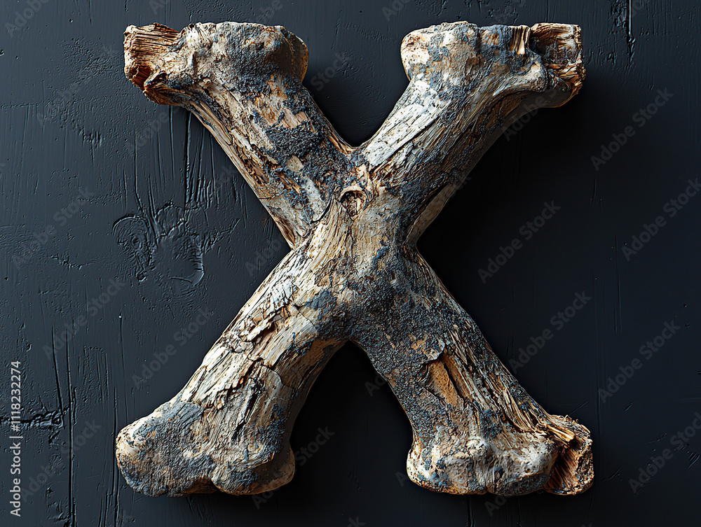 alphabet, bones, letters, skeleton, spooky, eerie, creepy, horror ...