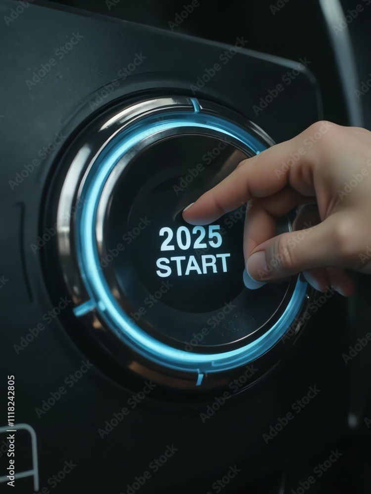 Pressing the Start Button for 2025 Embracing New Beginnings and Future ...