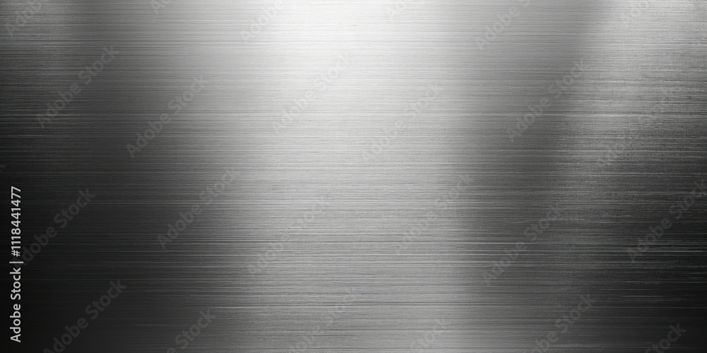 Brushed metal texture with horizontal grain lines. Sleek stainless ...
