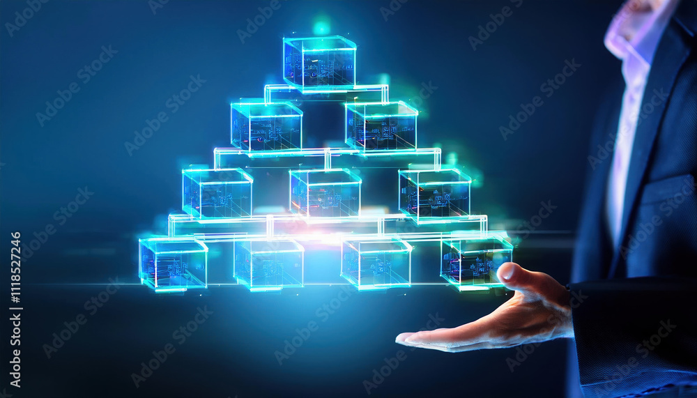 Ilustración de Stock glowing flowchart forming in mid air with drag and ... Ilustración de Stock glowing flowchart forming in mid air with drag and ...