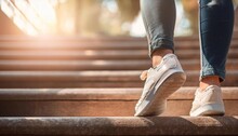 Feet On Stairs Free Stock Photo - Public Domain Pictures