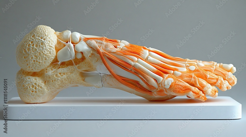 3d tendon musclebone connection showing how tendons attach muscles ...
