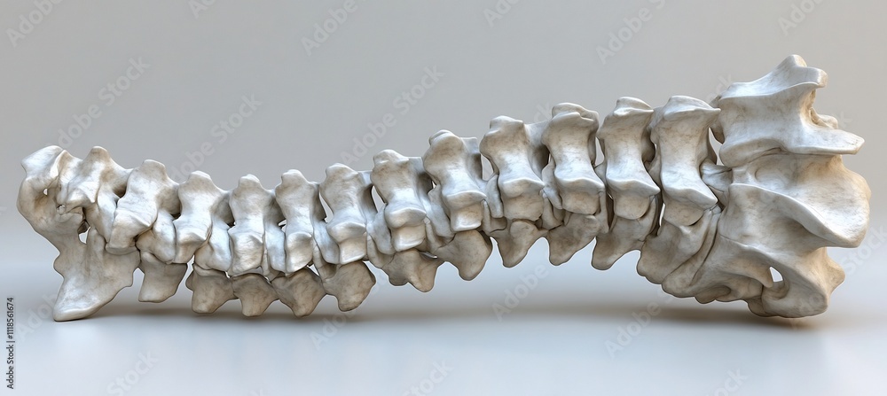 Dynamic skeletal movement simulation of vertebral column highlighting ...