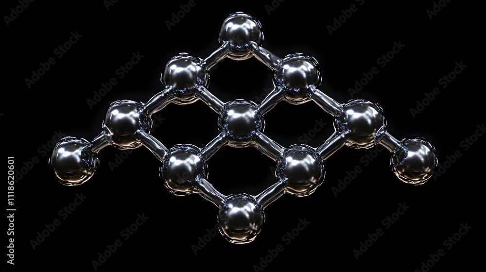 Intricate Visual Representation of Sodium Chloride Crystal Structure ...