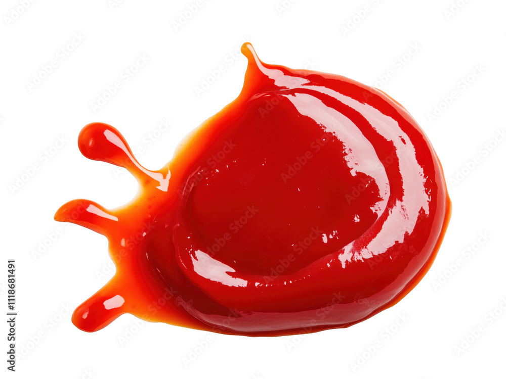 Splash of Red Ketchup PNG Transparent Image for Food Design, Mockups ...