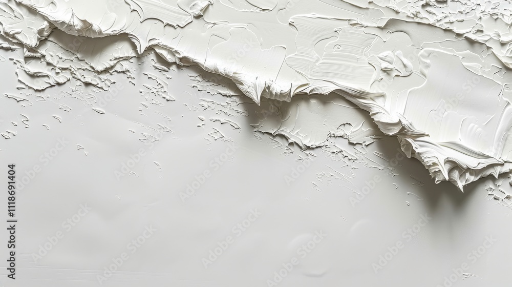 Pure white paper backdrop, highlighting the simplicity and elegance of ...