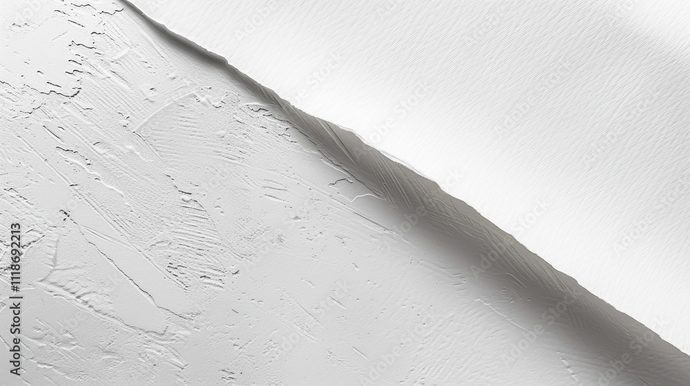 Pure white paper backdrop, highlighting the simplicity and elegance of ...