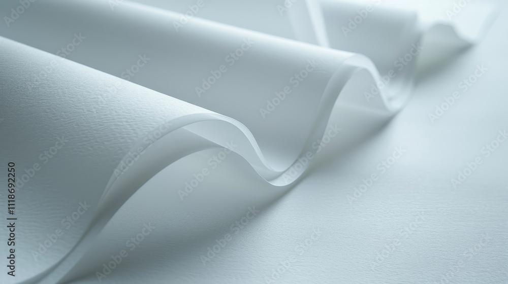 Pure white paper backdrop, highlighting the simplicity and elegance of ...