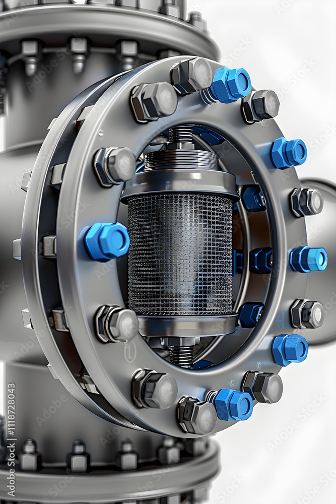 Illustrative Diagram of Wye Strainer Installation and its Component ...