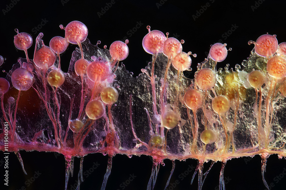 Microscopic Plant Spores: Hyperrealistic Macro Photography of Water ...