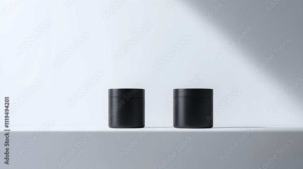 Sleek and modern product mockup design with simple lines and a ...