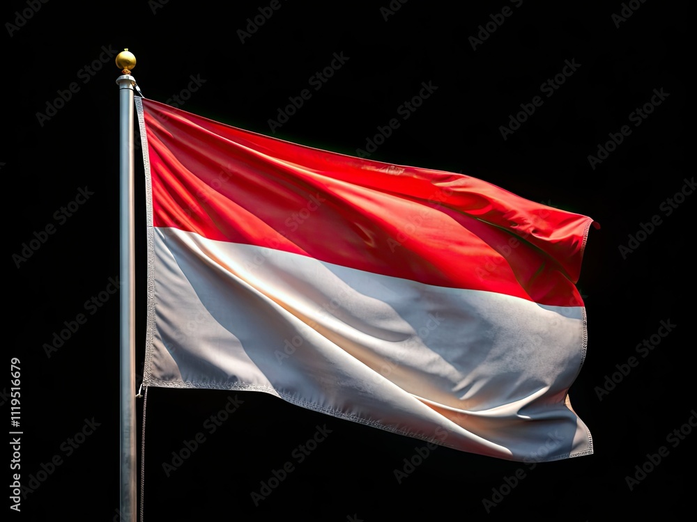 Indonesian Flag Black Background, Merah Putih, Bendera Indonesia, High ...