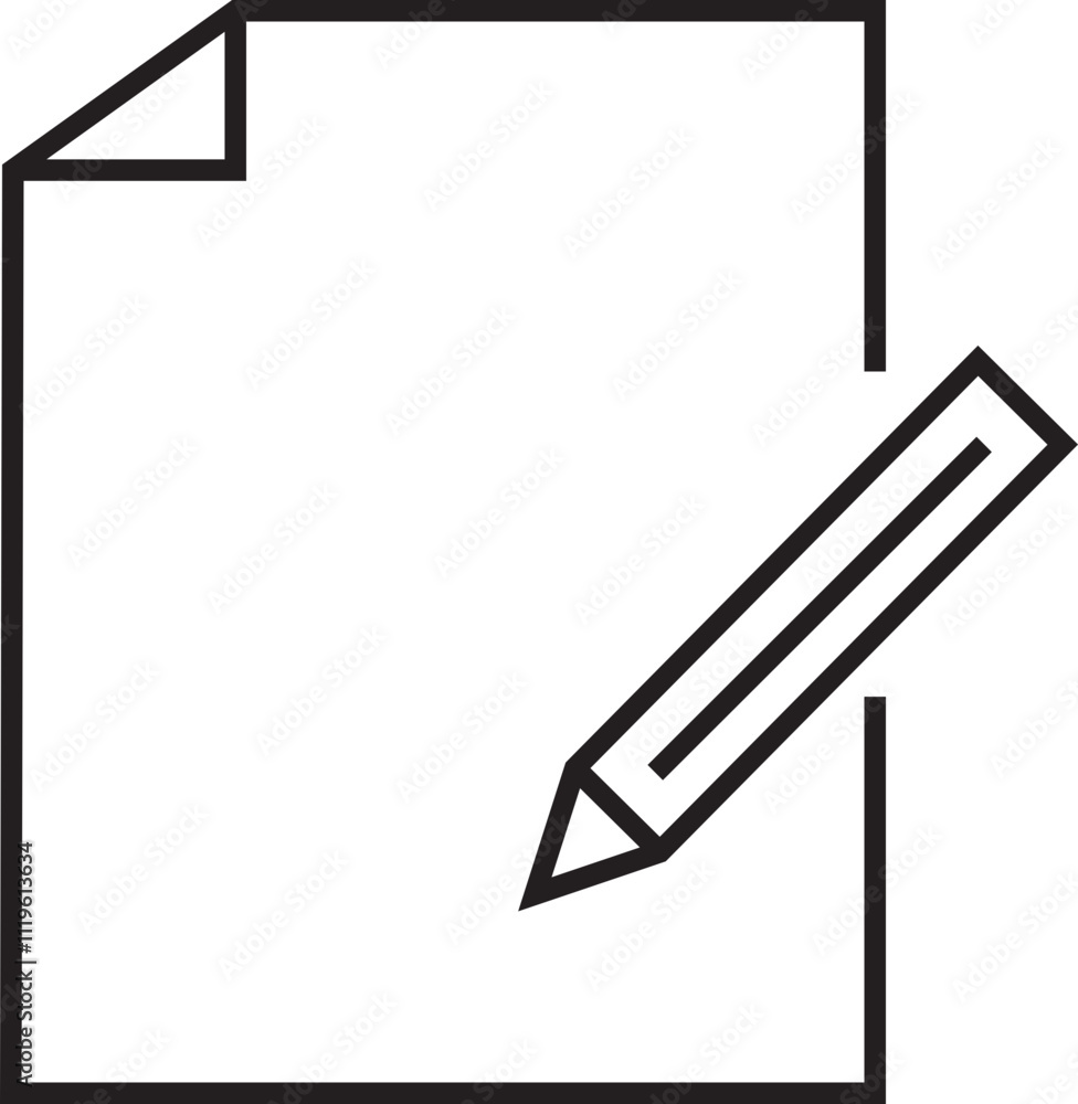 Checklist icon with check mark document gear pencil tables analytics ...