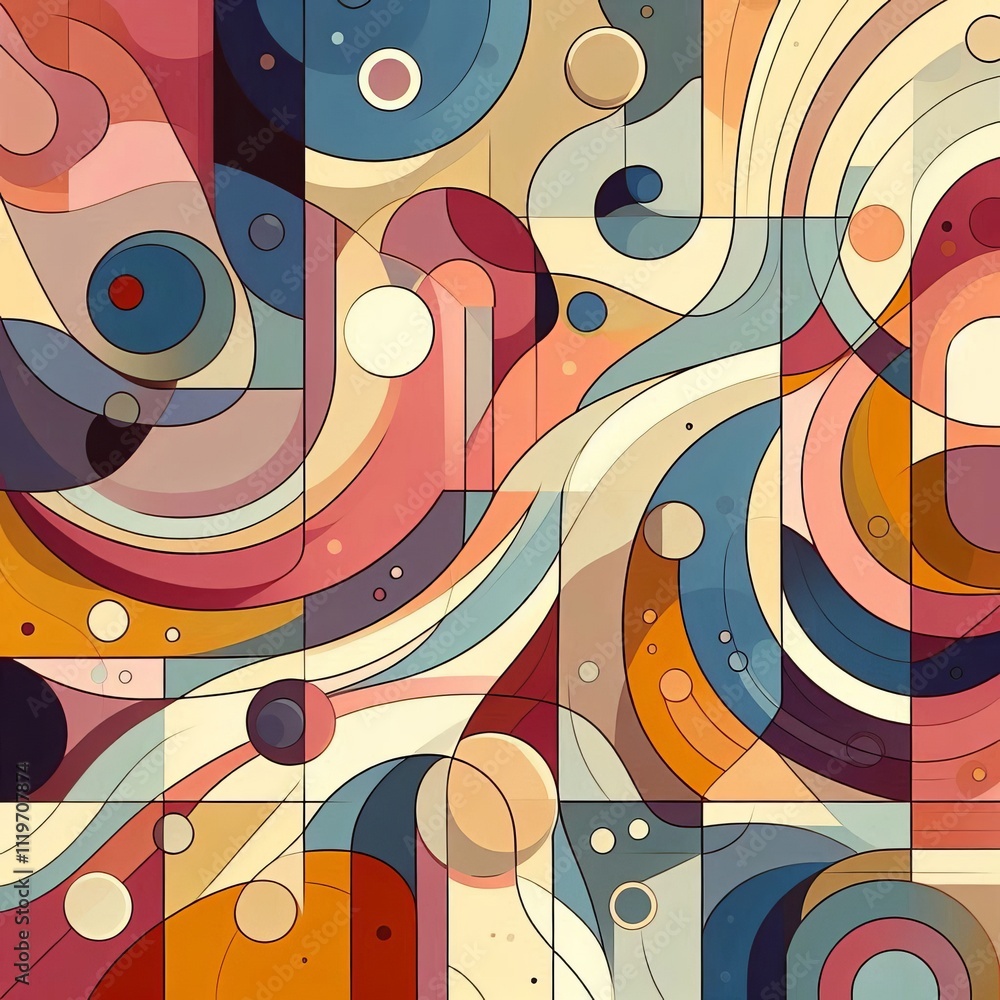 Lineless Art with Implied Shapes Using color and shading to defi Stock ...