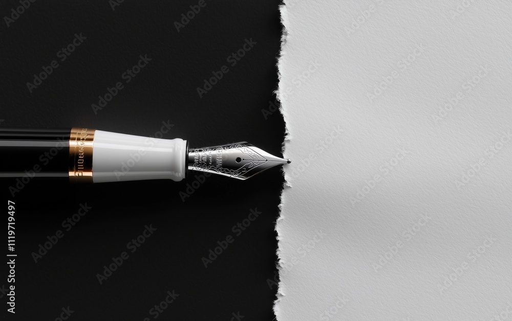 Explore the Art of Expression with a Beautiful Fountain Pen and Crisp ...