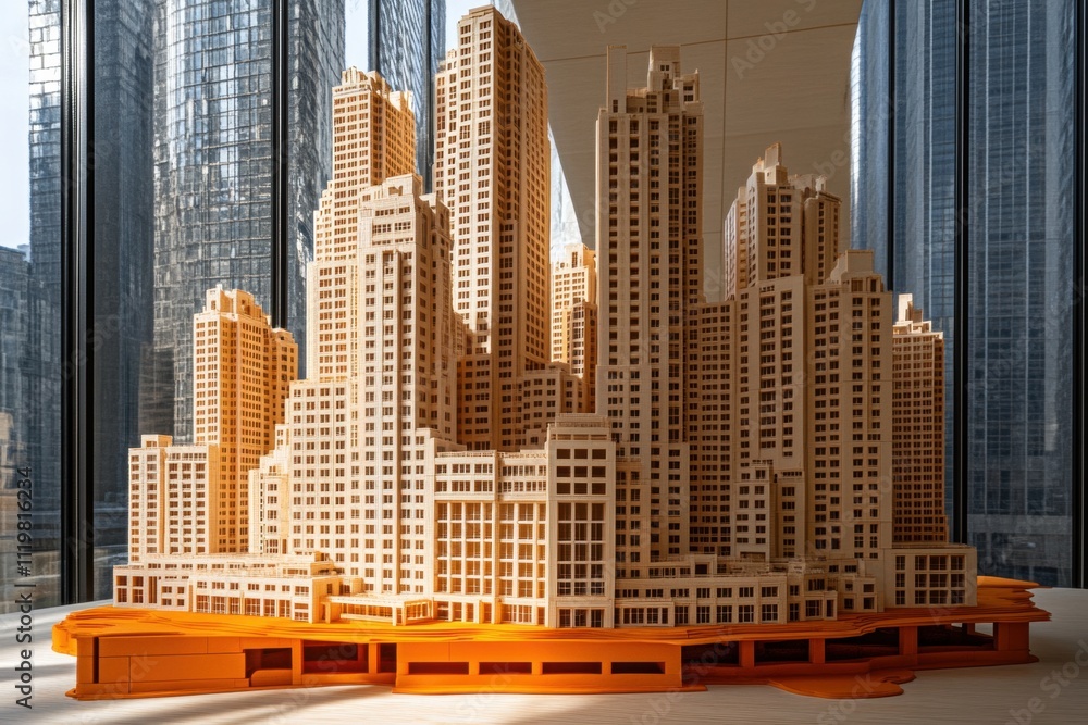 Architectural model presentation urban design studio 3d structure ...