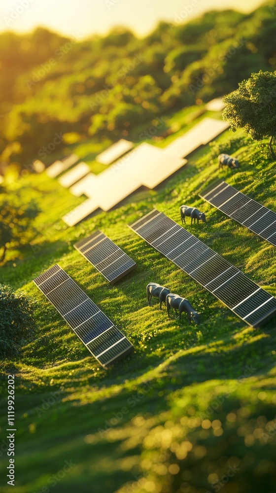 An overhead image of a dairy farm with expansive agricultural land ...