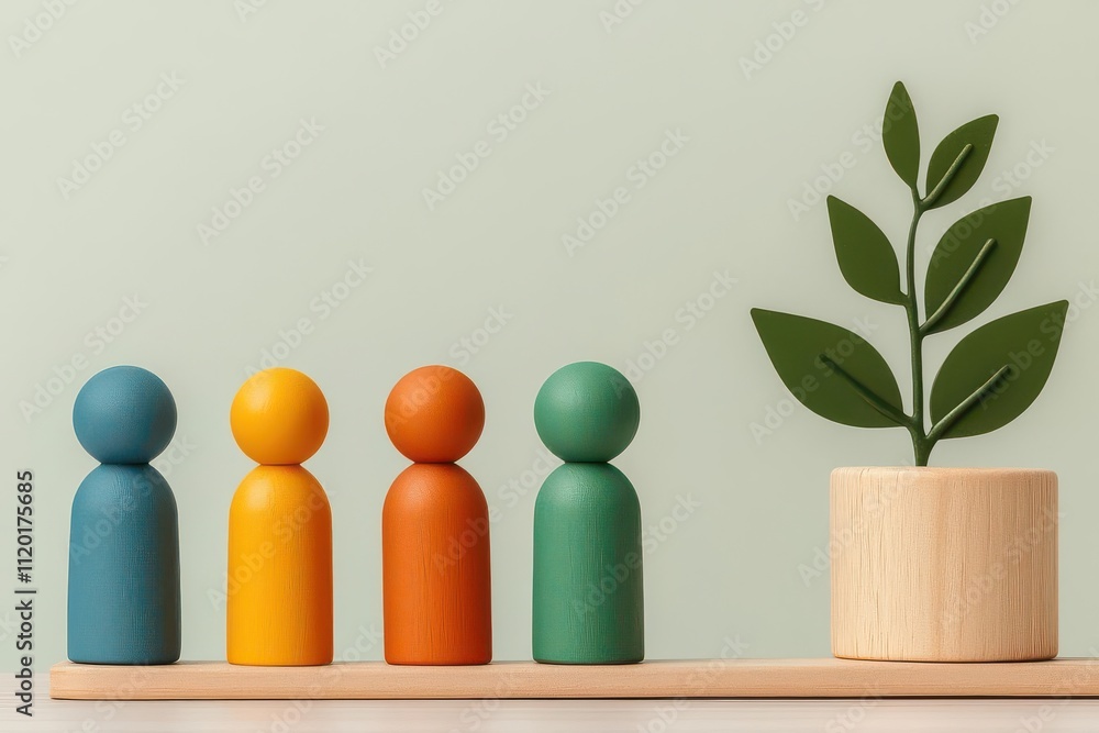 human resource management concept. Diversity and inclusion statistics ...