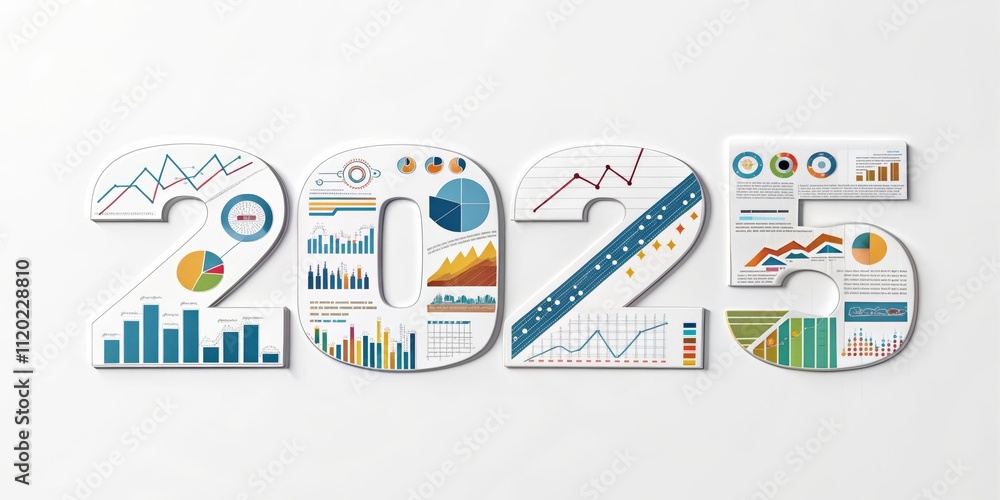 Future Trends Visualization for 2025 - A creative representation of the ...