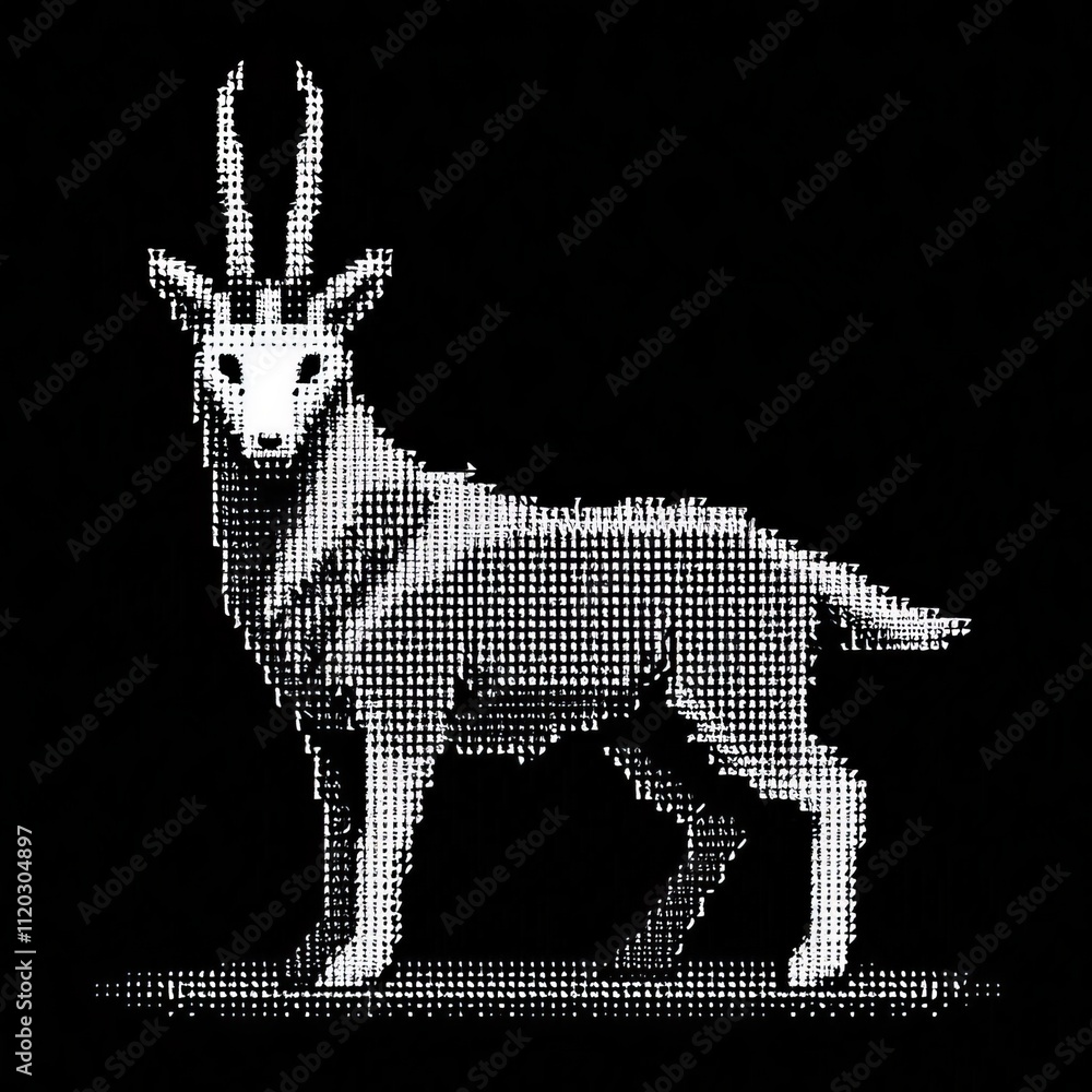 ASCII Art Representing the animal using characters from the ASCI Stock ...