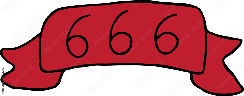 illuminati symbols, the numbers six hundred sixty six in black on a ...
