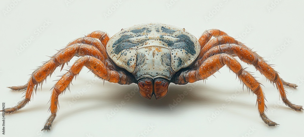 Ticks and Lyme Disease: Close Up of Female Tick as Parasitic Insect on ...