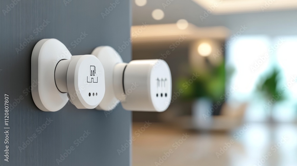 Visual guide for safe electrical socket installation enhancement. Stock ...